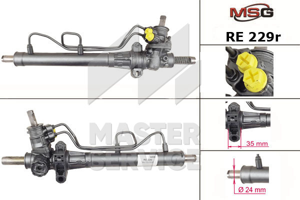 Рулевая рейка с ГУР купить от RENAULT RE229R Восстановленный | Master.Shop