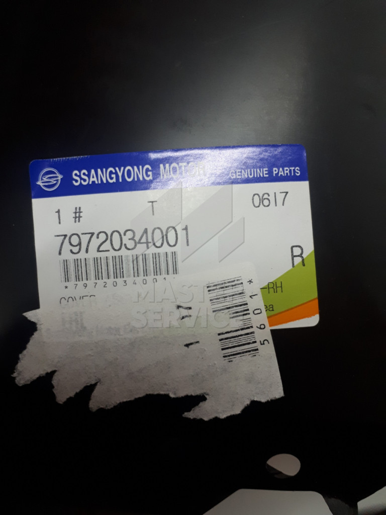 Підкрилок передній правий купити від SSANGYONG 7972034001 Новий ...