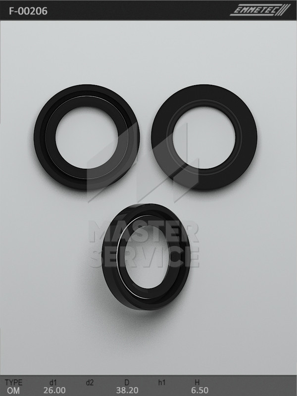 Сальник 26,00/38,20*6,50 тип чертежа 0M купить от F-00206 Новый ...