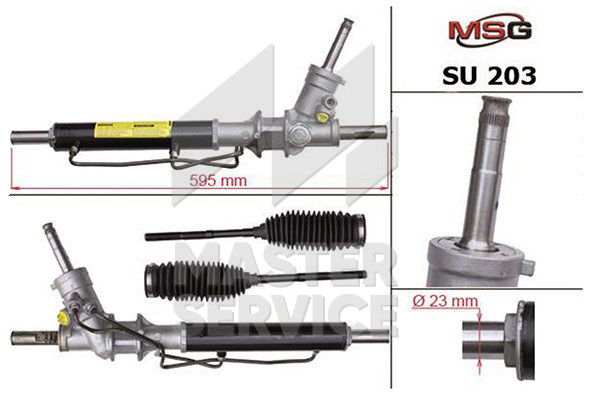 Рульова рейка з ГПК купити від SUBARU SU203 Новий | Master.Shop